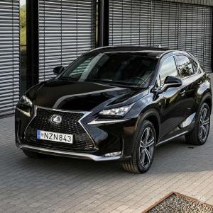 Melns Lexus NX 300h 2014 Kauņa, ar dzinēja tilpumu 2.49 L un nobraukumu 215 tūkst. km par 19900 €, foto  vietnē AUTOMOTO.COM.LV