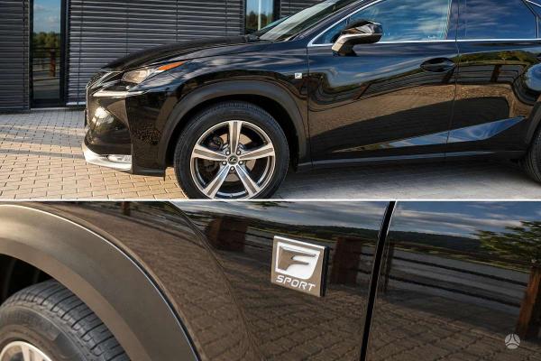 Black Lexus NX 300h 2014 in Kaunas, with an engine capacity of 2.49 L and mileage of 215 thousand km for 19900 €, photo 6 on AUTOMOTO.COM.LV