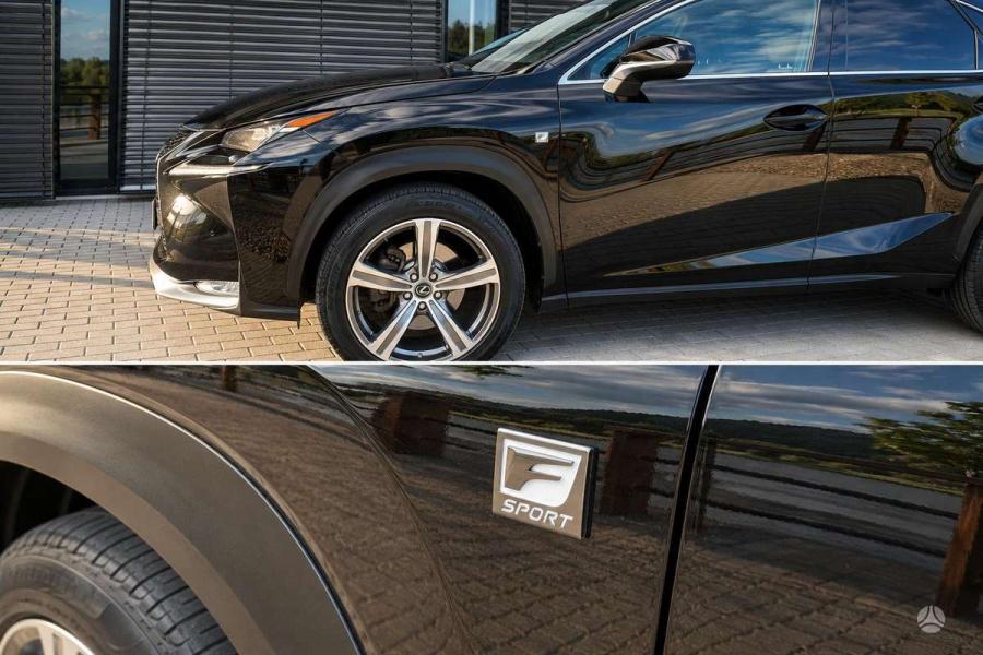 Black Lexus NX 300h 2014 in Kaunas, with an engine capacity of 2.49 L and mileage of 215 thousand km for 19900 €, photo 7 on AUTOMOTO.COM.LV