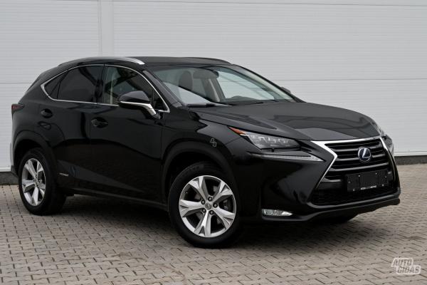Black Lexus NX 300h 2015 in Kretinga, with an engine capacity of 2.50 L and mileage of 196 thousand km for 19499 €, photo 1 on AUTOMOTO.COM.LV