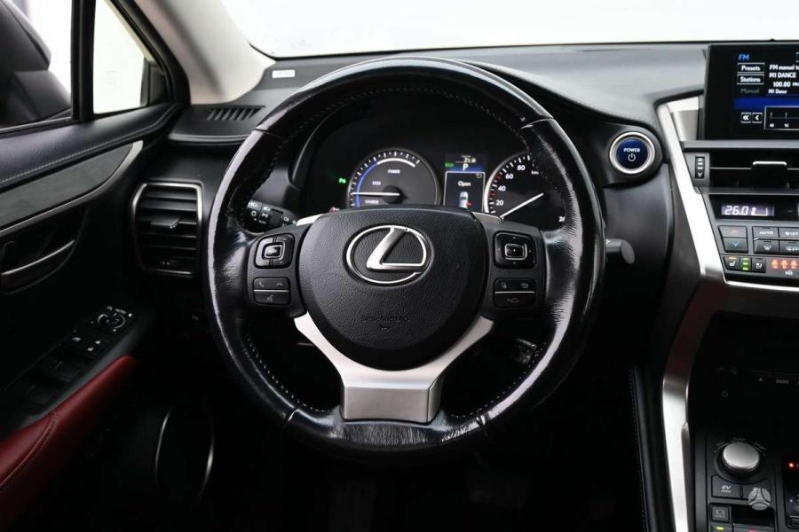 Black Lexus NX 300h 2015 in Kretinga, with an engine capacity of 2.49 L and mileage of 196 thousand km for 19499 €, photo 31 on AUTOMOTO.COM.LV