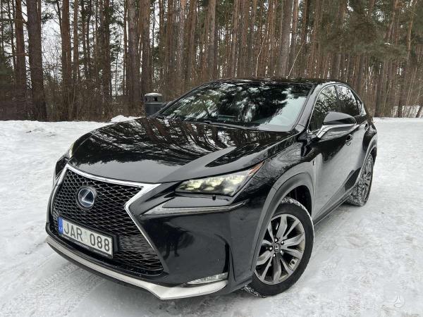 Black Lexus NX 300h 2015 in Vilnius, with an engine capacity of 2.49 L and mileage of 180 thousand km for 17900 €, photo 1 on AUTOMOTO.COM.LV