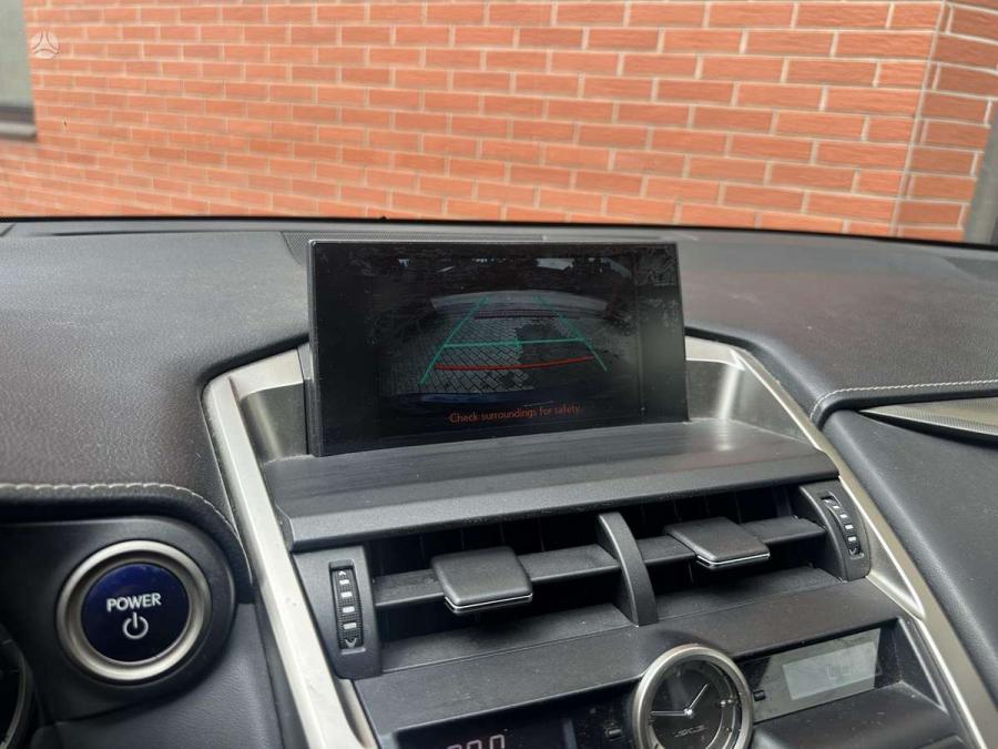 Melns Lexus NX 300h 2015 Kauņa, ar dzinēja tilpumu 2.49 L un nobraukumu 133 tūkst. km par 18900 €, foto 16 vietnē AUTOMOTO.COM.LV