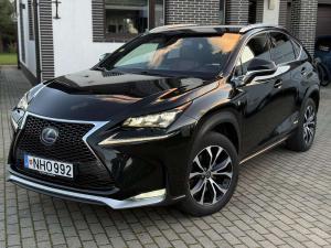 Черный Лексус NX 300h 2015 в Клайпеда, объемом двигателя 2.49 л и пробегом 200 тыс. км за 18800 €, фото 4 на AUTOMOTO.COM.LV