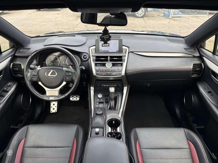 Melns Lexus NX 300h 2015 Panevēža, ar dzinēja tilpumu 2.49 L un nobraukumu 92 tūkst. km par 21800 €, foto 16 vietnē AUTOMOTO.COM.LV