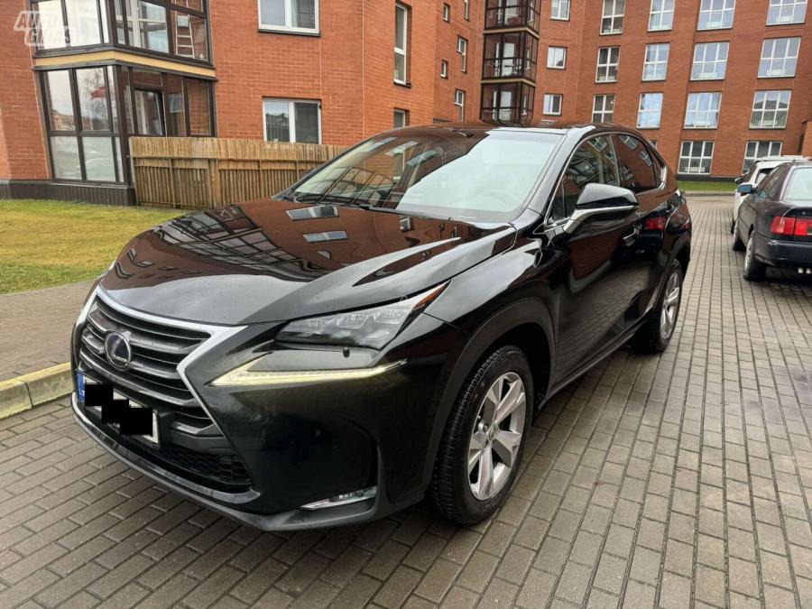 Melns Lexus NX 300h 2016 Viļņa, ar dzinēja tilpumu 2.50 L un nobraukumu 162 tūkst. km par 18500 €, foto 1 vietnē AUTOMOTO.COM.LV