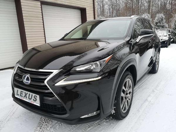 Black Lexus NX 300h 2016 in Vilnius, with an engine capacity of 2.49 L and mileage of 209 thousand km for 18700 €, photo 1 on AUTOMOTO.COM.LV