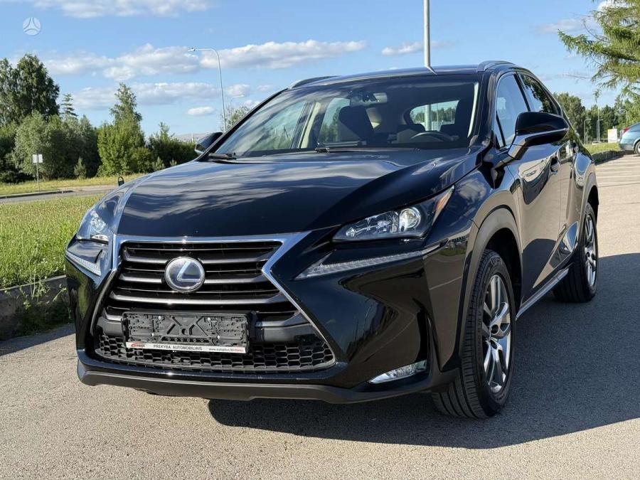 Black Lexus NX 300h 2016 in Panevezys, with an engine capacity of 2.49 L and mileage of 140 thousand km for 17200 €, photo 21 on AUTOMOTO.COM.LV