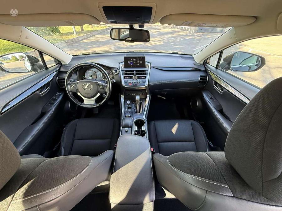 Black Lexus NX 300h 2016 in Panevezys, with an engine capacity of 2.49 L and mileage of 140 thousand km for 17200 €, photo 31 on AUTOMOTO.COM.LV