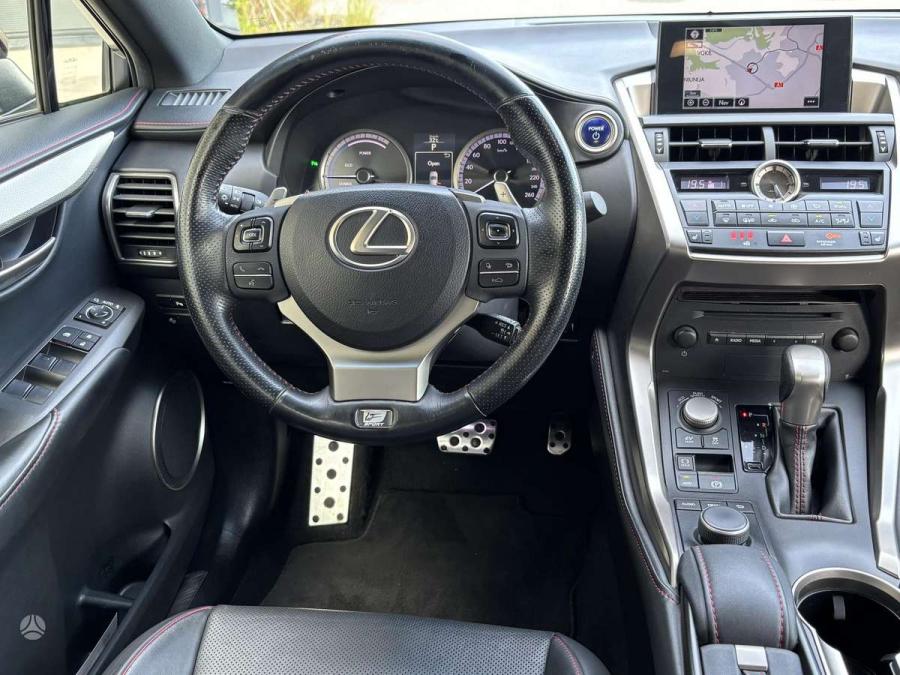 Melns Lexus NX 300h 2016 Viļņa, ar dzinēja tilpumu 2.49 L un nobraukumu 196 tūkst. km par 22700 €, foto 10 vietnē AUTOMOTO.COM.LV