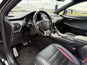 Black Lexus NX 300h 2016 in Vilnius, with an engine capacity of 2.49 L and mileage of 200 thousand km for 18900 €, photo 13 on AUTOMOTO.COM.LV