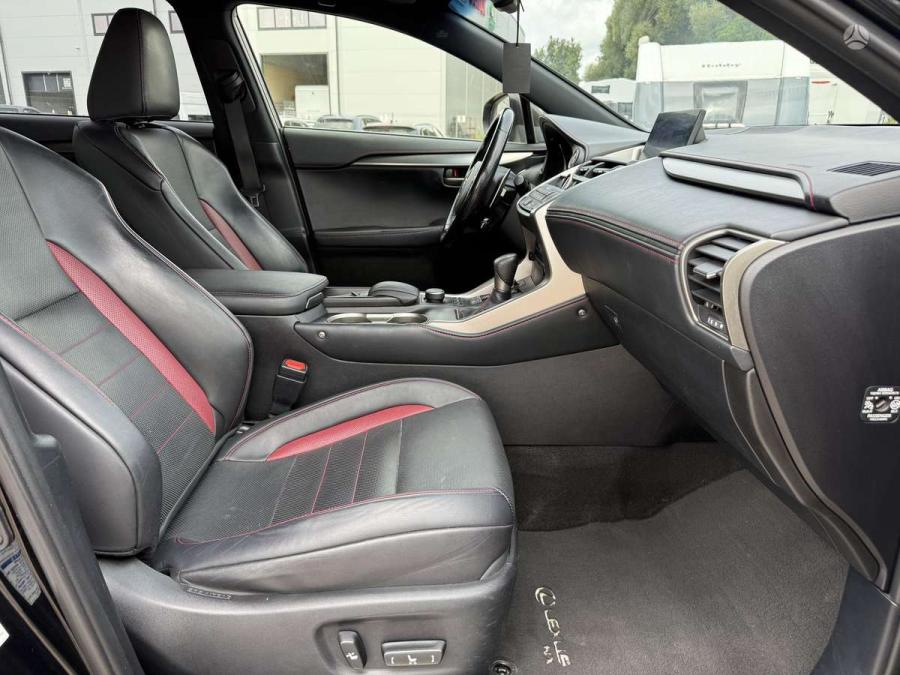 Black Lexus NX 300h 2016 in Vilnius, with an engine capacity of 2.49 L and mileage of 200 thousand km for 18900 €, photo 17 on AUTOMOTO.COM.LV