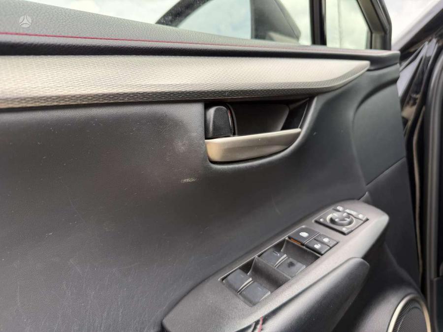 Black Lexus NX 300h 2016 in Vilnius, with an engine capacity of 2.49 L and mileage of 200 thousand km for 18900 €, photo 20 on AUTOMOTO.COM.LV