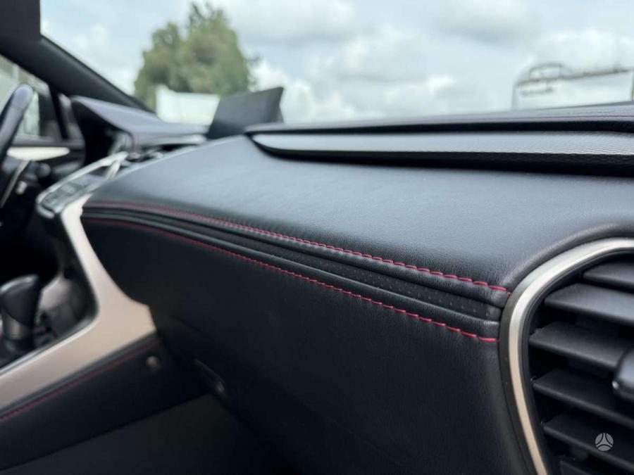 Black Lexus NX 300h 2016 in Vilnius, with an engine capacity of 2.49 L and mileage of 200 thousand km for 18900 €, photo 23 on AUTOMOTO.COM.LV