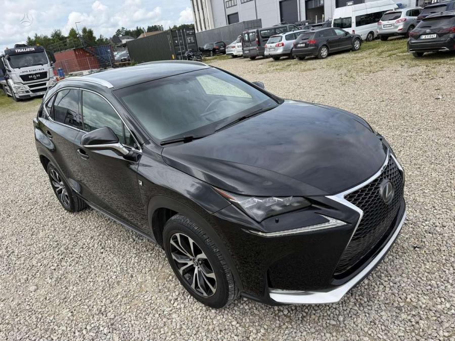 Black Lexus NX 300h 2016 in Vilnius, with an engine capacity of 2.49 L and mileage of 200 thousand km for 18900 €, photo 34 on AUTOMOTO.COM.LV
