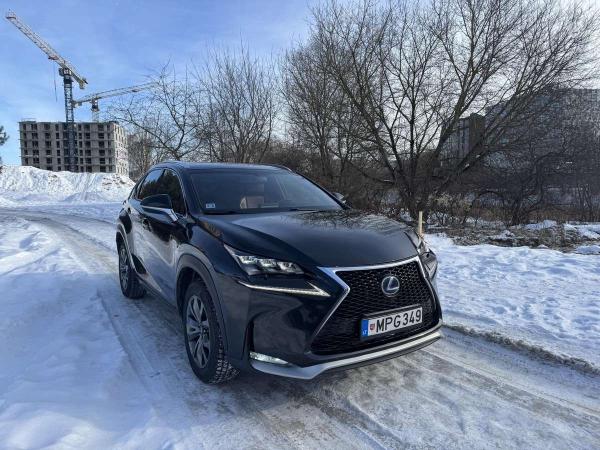 Melns Lexus NX 300h 2017 Viļņa, ar dzinēja tilpumu 2.49 L un nobraukumu 233 tūkst. km par 21800 €, foto 1 vietnē AUTOMOTO.COM.LV