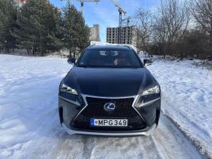 Black Lexus NX 300h 2017 in Vilnius, with an engine capacity of 2.49 L and mileage of 233 thousand km for 21800 €, photo 2 on AUTOMOTO.COM.LV