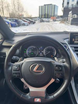 Black Lexus NX 300h 2017 in Vilnius, with an engine capacity of 2.49 L and mileage of 233 thousand km for 21800 €, photo 18 on AUTOMOTO.COM.LV