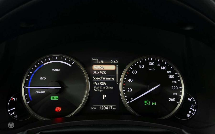 Черный Лексус NX 300h 2018 в Вильнюс, объемом двигателя 2.49 л и пробегом 120 тыс. км за 28900 €, фото 13 на AUTOMOTO.COM.LV