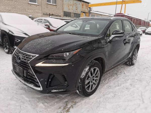Black Lexus NX 300h 2018 in Vilnius, with an engine capacity of 2.49 L and mileage of 95 thousand km for 23700 €, photo 2 on AUTOMOTO.COM.LV