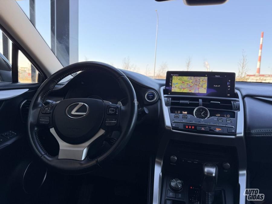 Black Lexus NX 300h 2019 in Vilnius, with an engine capacity of 2.50 L and mileage of 74 thousand km for 29500 €, photo 21 on AUTOMOTO.COM.LV
