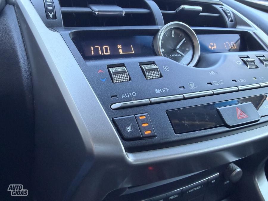 Black Lexus NX 300h 2019 in Vilnius, with an engine capacity of 2.50 L and mileage of 74 thousand km for 29500 €, photo 28 on AUTOMOTO.COM.LV