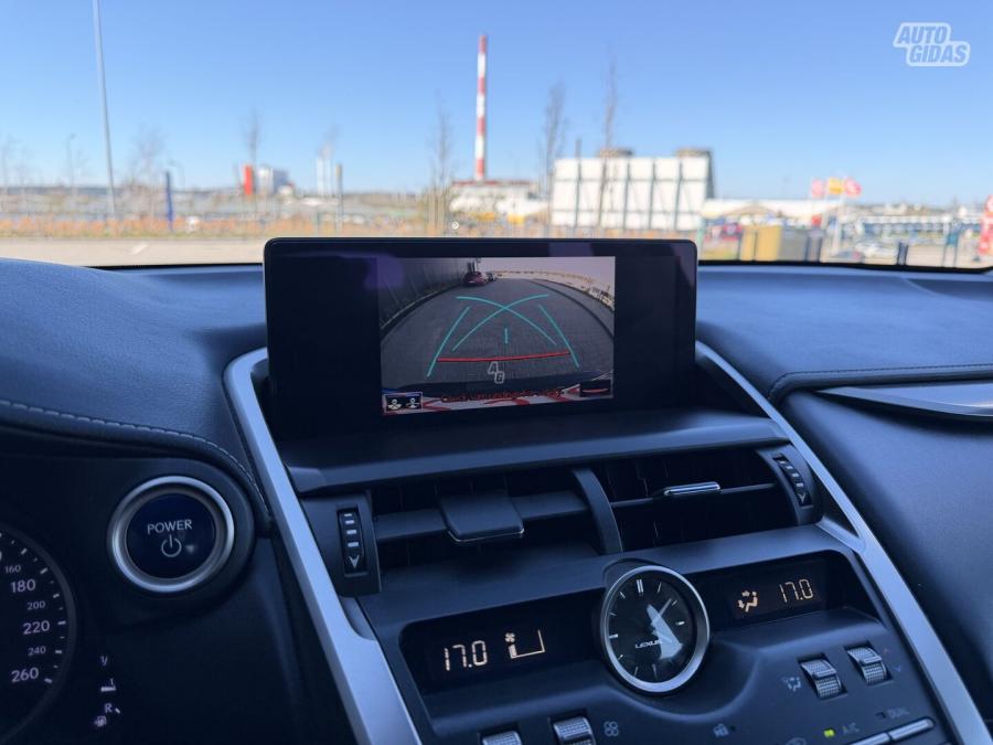 Black Lexus NX 300h 2019 in Vilnius, with an engine capacity of 2.50 L and mileage of 74 thousand km for 29500 €, photo 29 on AUTOMOTO.COM.LV