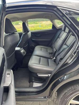 Black Lexus NX 300h 2020 in Vilnius, with an engine capacity of 2.49 L and mileage of 73 thousand km for 28890 €, photo 17 on AUTOMOTO.COM.LV