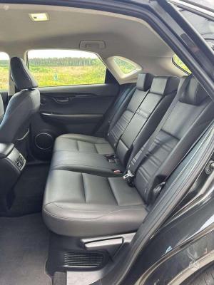 Black Lexus NX 300h 2020 in Vilnius, with an engine capacity of 2.49 L and mileage of 73 thousand km for 28890 €, photo 18 on AUTOMOTO.COM.LV