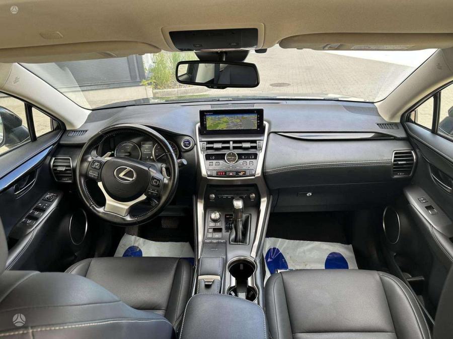 Black Lexus NX 300h 2020 in Vilnius, with an engine capacity of 2.49 L and mileage of 73 thousand km for 28890 €, photo 22 on AUTOMOTO.COM.LV