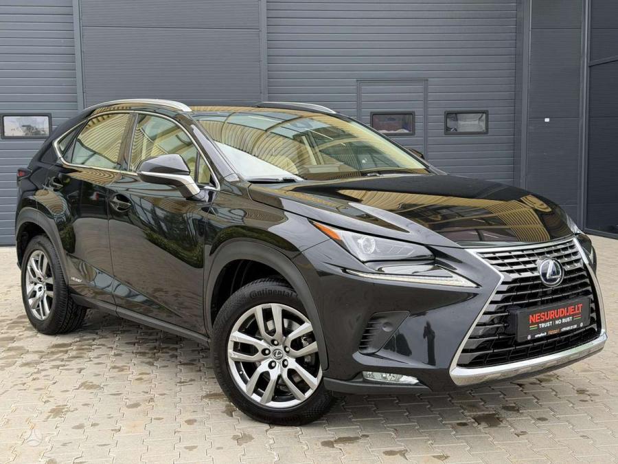 Melns Lexus NX 300h 2020 Viļņa, ar dzinēja tilpumu 2.49 L un nobraukumu 107 tūkst. km par 28888 €, foto 7 vietnē AUTOMOTO.COM.LV