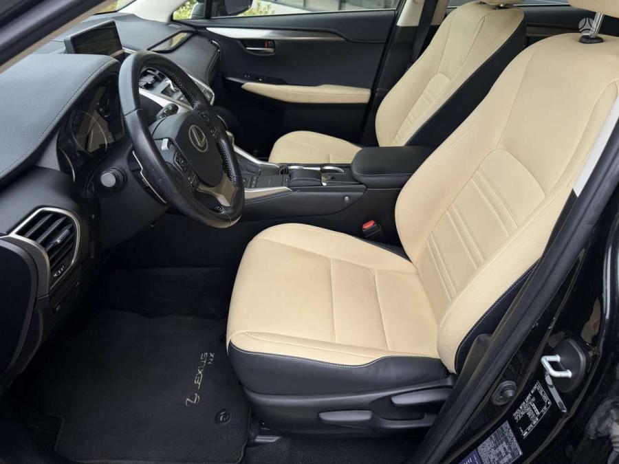 Melns Lexus NX 300h 2020 Viļņa, ar dzinēja tilpumu 2.49 L un nobraukumu 107 tūkst. km par 28888 €, foto 10 vietnē AUTOMOTO.COM.LV