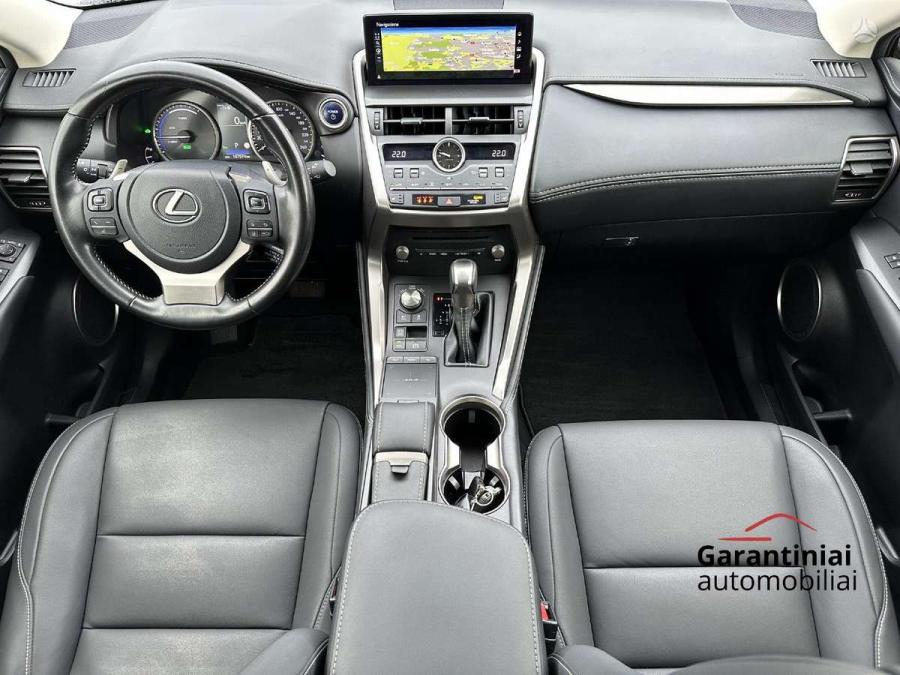 Black Lexus NX 300h 2021 in Vilnius, with an engine capacity of 2.49 L and mileage of 107 thousand km for 29950 €, photo 3 on AUTOMOTO.COM.LV