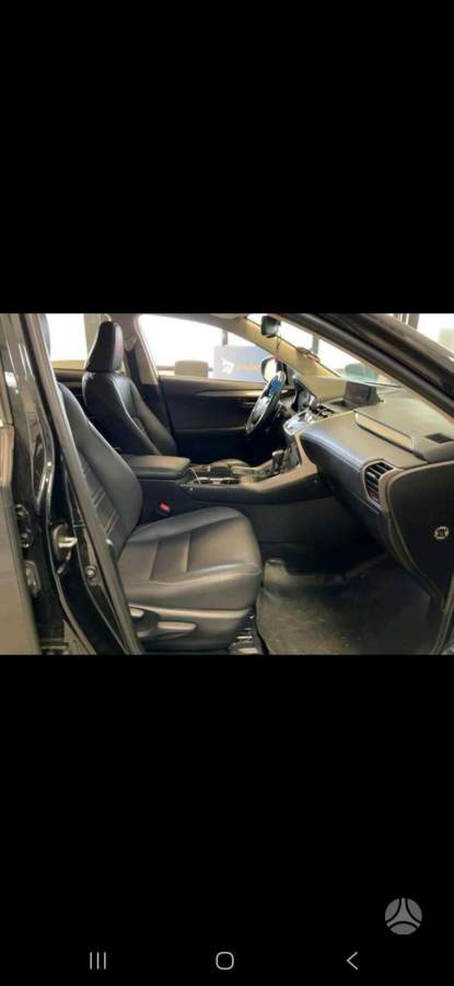 Melns Lexus NX 300h 2021 Viļņa, ar dzinēja tilpumu 2.49 L un nobraukumu 230 tūkst. km par 23000 €, foto 16 vietnē AUTOMOTO.COM.LV