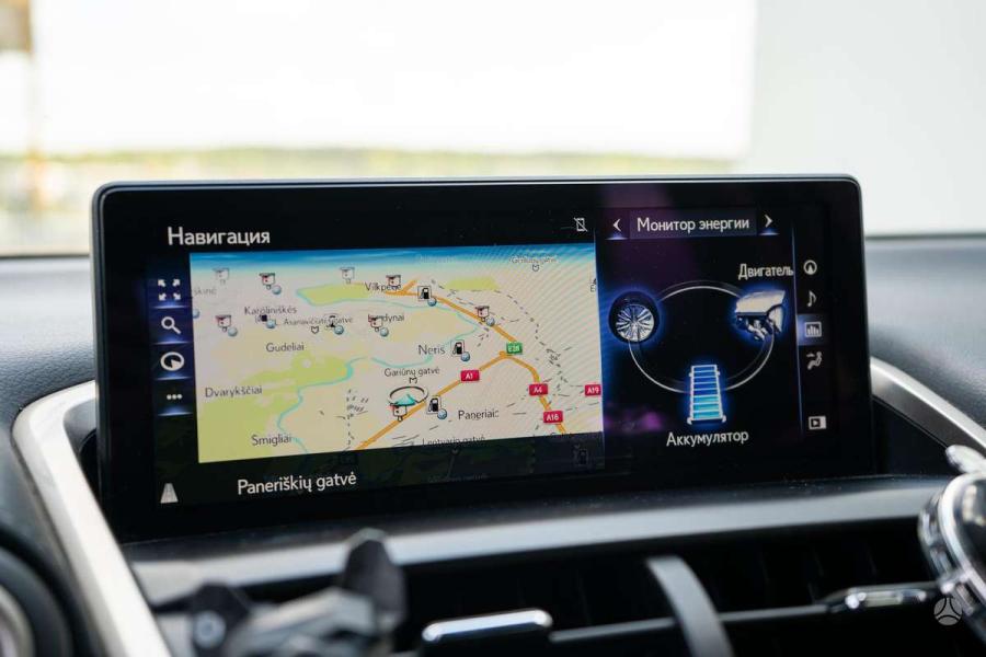 Black Lexus NX 300h 2021 in Vilnius, with an engine capacity of 2.50 L and mileage of 225 thousand km for 21000 €, photo 17 on AUTOMOTO.COM.LV