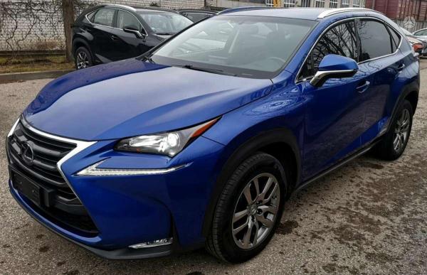 Blue Lexus NX 300h 2015 in Vilnius, with an engine capacity of 2.49 L and mileage of 148 thousand km for 17600 €, photo 1 on AUTOMOTO.COM.LV