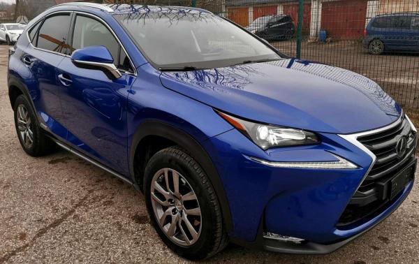 Blue Lexus NX 300h 2015 in Vilnius, with an engine capacity of 2.49 L and mileage of 148 thousand km for 17600 €, photo 2 on AUTOMOTO.COM.LV