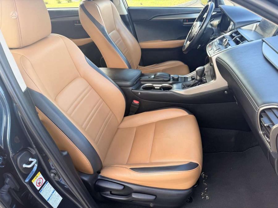 Blue Lexus NX 300h 2015 in Vilnius, with an engine capacity of 2.49 L and mileage of 204 thousand km for 18300 €, photo 29 on AUTOMOTO.COM.LV