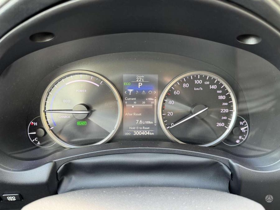 Blue Lexus NX 300h 2015 in Vilnius, with an engine capacity of 2.49 L and mileage of 301 thousand km for 18499 €, photo 20 on AUTOMOTO.COM.LV