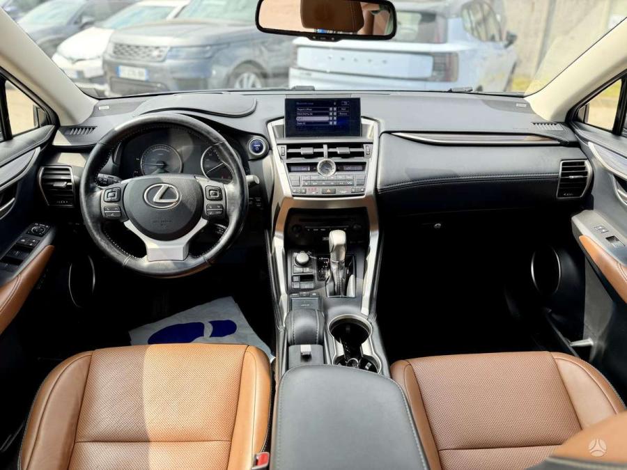 Blue Lexus NX 300h 2016 in Vilnius, with an engine capacity of 2.49 L and mileage of 243 thousand km for 18000 €, photo 21 on AUTOMOTO.COM.LV