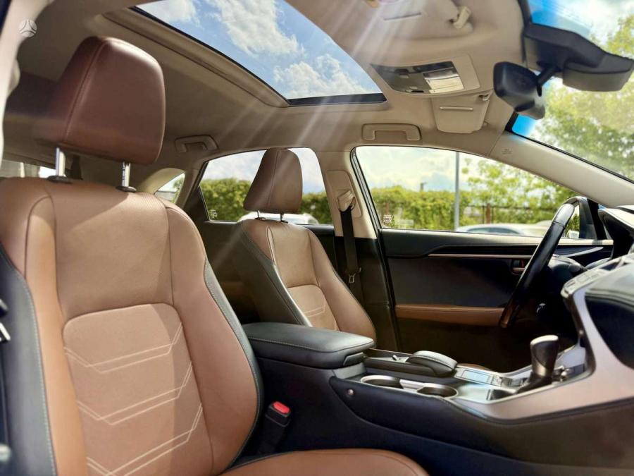 Blue Lexus NX 300h 2016 in Vilnius, with an engine capacity of 2.49 L and mileage of 243 thousand km for 18000 €, photo 25 on AUTOMOTO.COM.LV