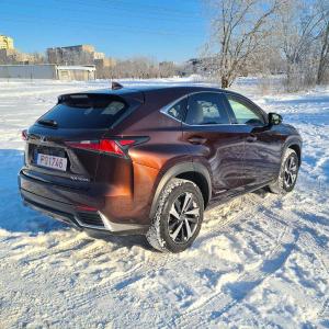 Brown Lexus NX 300h 2018 in Vilnius, with an engine capacity of 2.49 L and mileage of 155 thousand km for 26400 €, photo 4 on AUTOMOTO.COM.LV