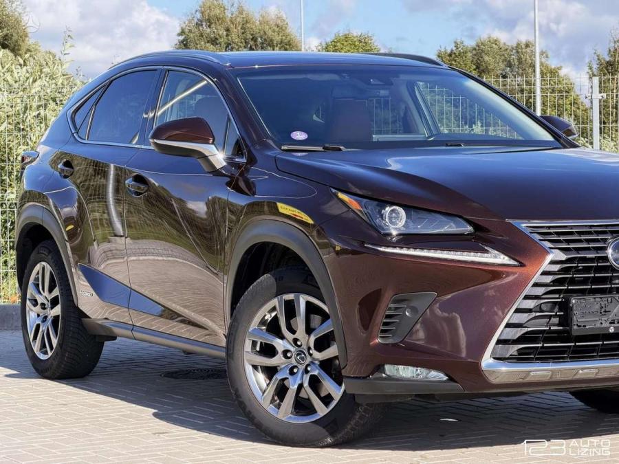 Brūns Lexus NX 300h 2018 Tauragė, ar dzinēja tilpumu 2.50 L un nobraukumu 163 tūkst. km par 23500 €, foto 6 vietnē AUTOMOTO.COM.LV
