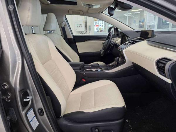 Brown Lexus NX 300h 2021 in Vilnius, with an engine capacity of 2.49 L and mileage of 17 thousand km for 30999 €, photo 7 on AUTOMOTO.COM.LV