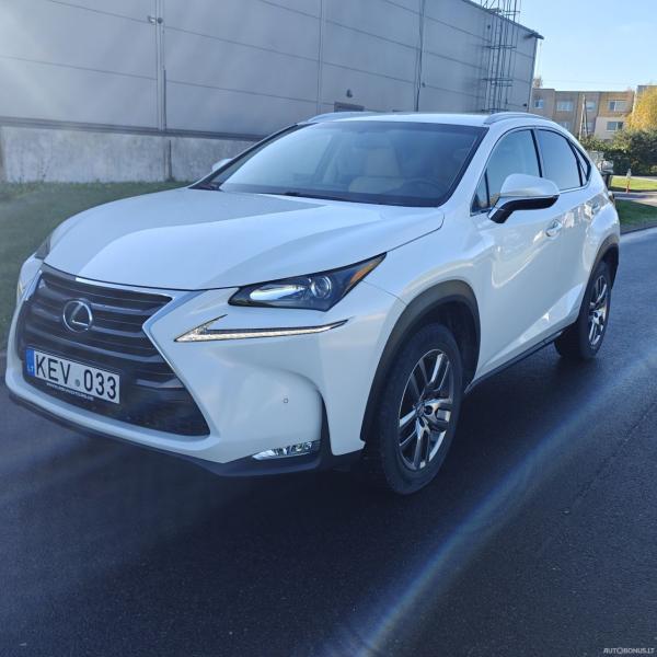 Lexus NX 300h 2015 in Vilnius, with an engine capacity of 2.50 L and mileage of 150 thousand km for 18700 €, photo 3 on AUTOMOTO.COM.LV