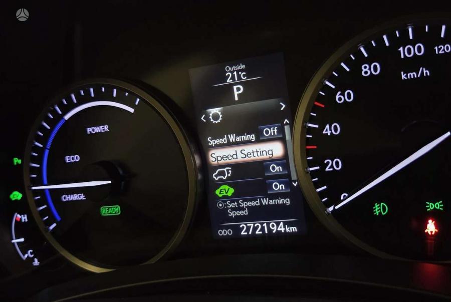Pelēks Lexus NX 300h 2014 Marijampole, ar dzinēja tilpumu 2.49 L un nobraukumu 273 tūkst. km par 16350 €, foto 27 vietnē AUTOMOTO.COM.LV