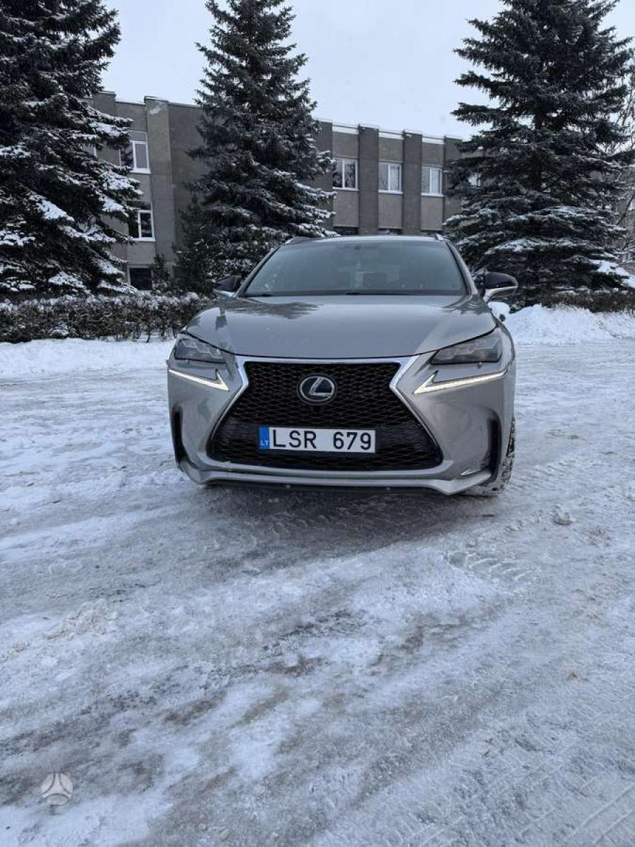 Grey Lexus NX 300h 2015 in Panevezys, with an engine capacity of 2.49 L and mileage of 259 thousand km for 19000 €, photo 2 on AUTOMOTO.COM.LV