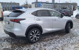 Pelēks Lexus NX 300h 2015 Kauņa, ar dzinēja tilpumu 2.50 L un nobraukumu 144 tūkst. km par 19950 €, foto 4 vietnē AUTOMOTO.COM.LV