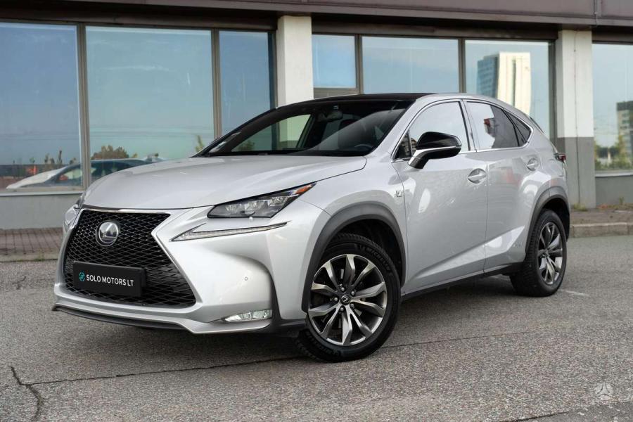 Pelēks Lexus NX 300h 2015 Viļņa, ar dzinēja tilpumu 2.50 L un nobraukumu 217 tūkst. km par 19550 €, foto 1 vietnē AUTOMOTO.COM.LV