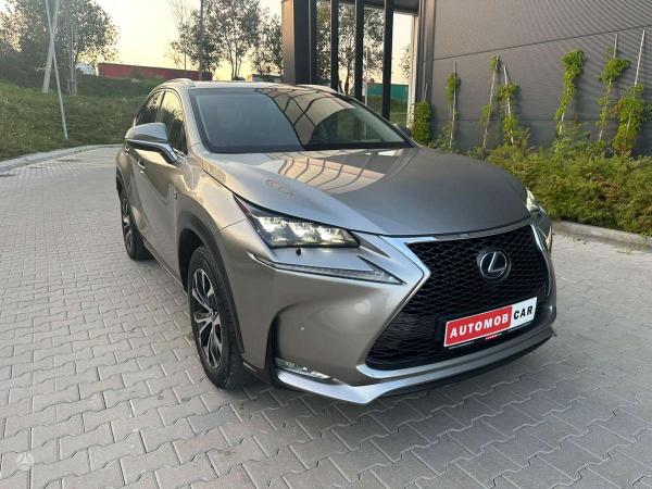 Grey Lexus NX 300h 2015 in Vilnius, with an engine capacity of 2.49 L and mileage of 385 thousand km for 15000 €, photo 5 on AUTOMOTO.COM.LV